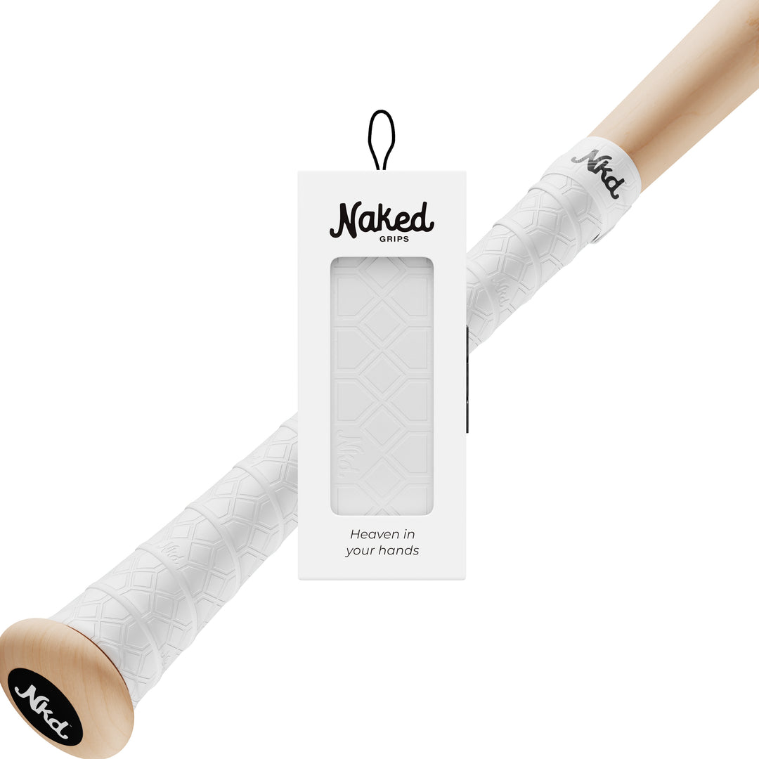 Frost White Bat Grip – Naked Grips